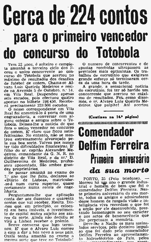 50 anos de Totobola | Memória Virtual